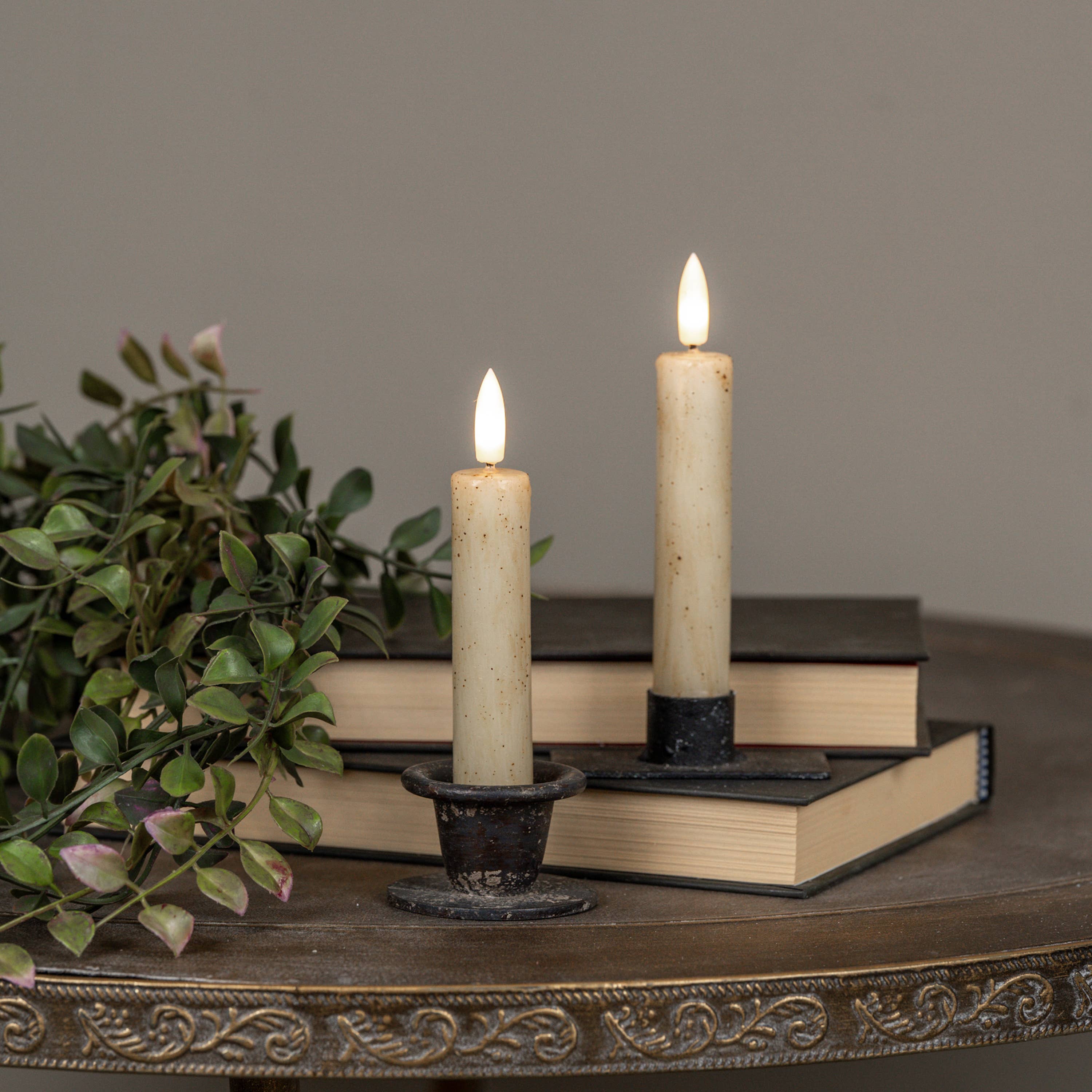 Cream Taper Candle